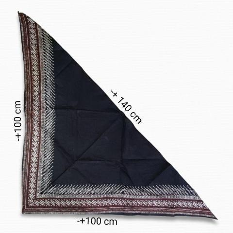 ikat kepala batik / slayer batik segitiga parang hitam | Lazada Indonesia