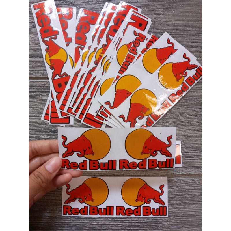 STICKER RED BULL CUTTING STICKER CUTTING MOTOR CUTTING STICKER STICKER ...