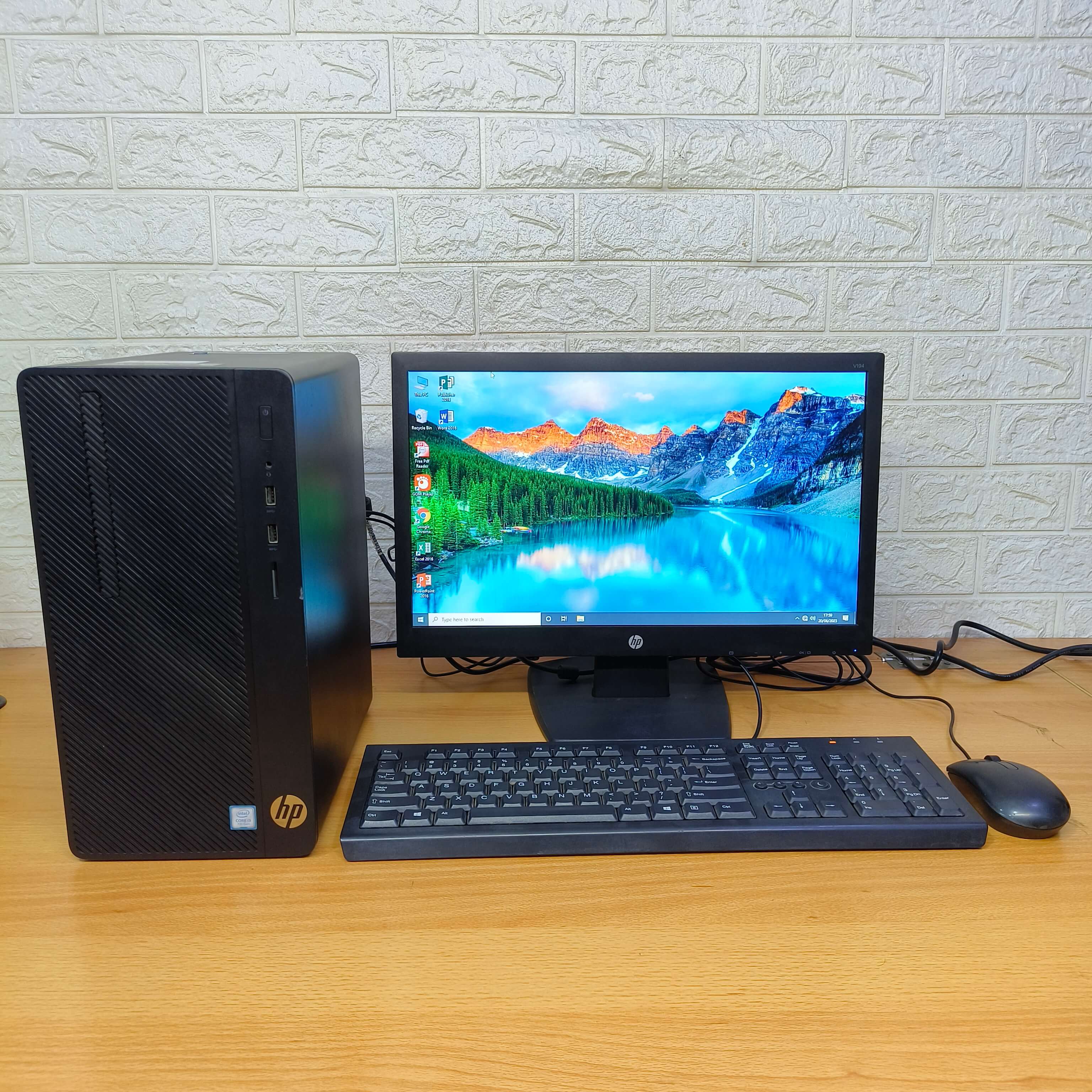 Fullset Komputer HP Core i3 7100 Gen 7 RAM 4GB 8GB HP 280 G3 MT ...