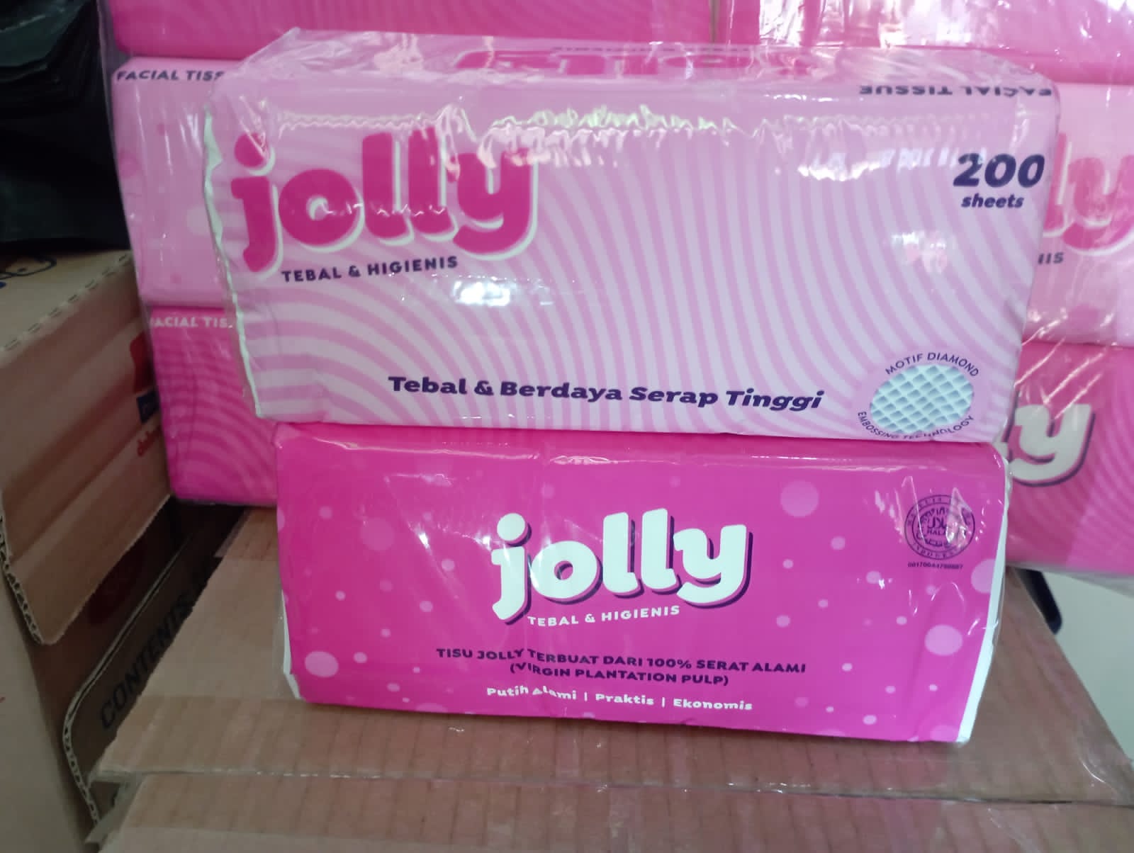 TISU JOLLY 250SHEET 2PLY MURAH/TISU MONTISS 250SHEET 2PLY MURAH/TISSUE ...