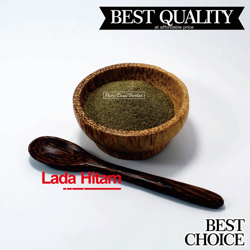 Lada Hitam Bubuk 1 Kg - 1000 Gram ( Sahang, Piper nigrum ) Pepper ...