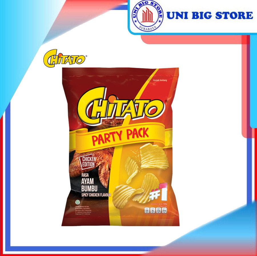 Chitato PARTY PACK Sapi Panggang 168 gr Beef BBQ Flavour | Lazada Indonesia