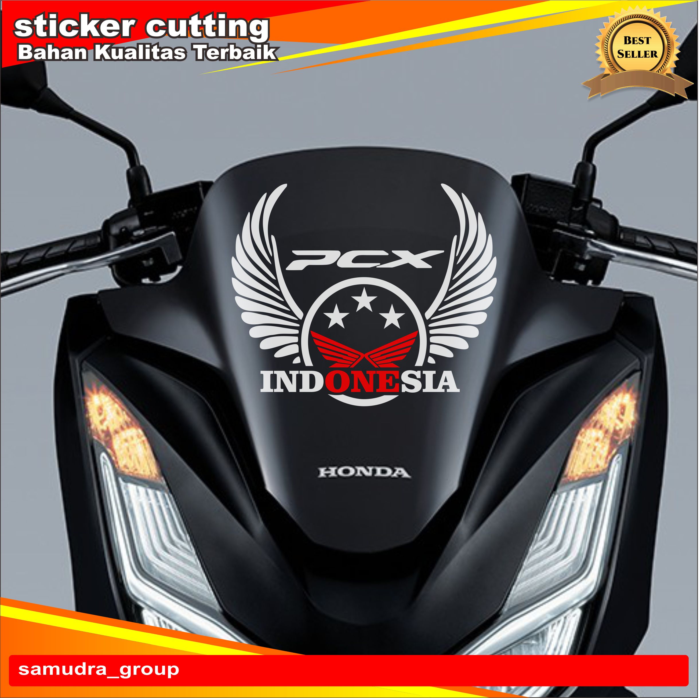 STIKER CUTTNG LOGO PCX INDONESIA VARIASI VISOR | Lazada Indonesia