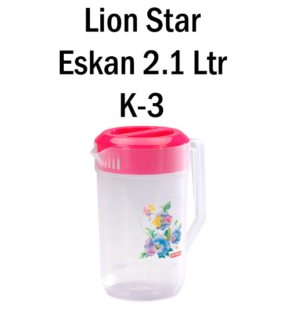 Tempat Air ESKAN Plastik LION STAR Ukuran 2,1 Liter Tahan Panas | Lazada Indonesia
