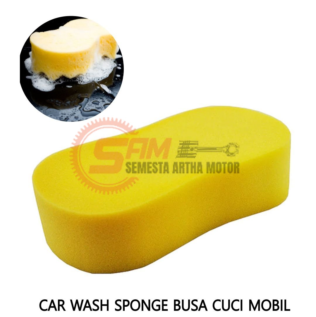 Car Wash Sponge Foam Busa Cuci Motor Mobil Bentuk Model Angka 8 ...