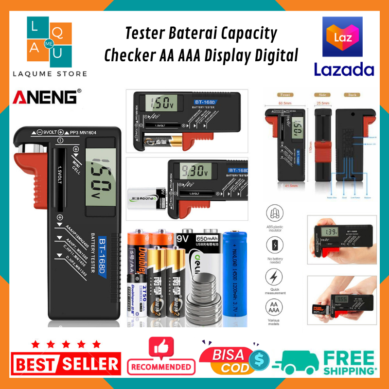 [BISA COD] Alat Cek Baterai Battery / Tester Baterai Murah / Penguji ...