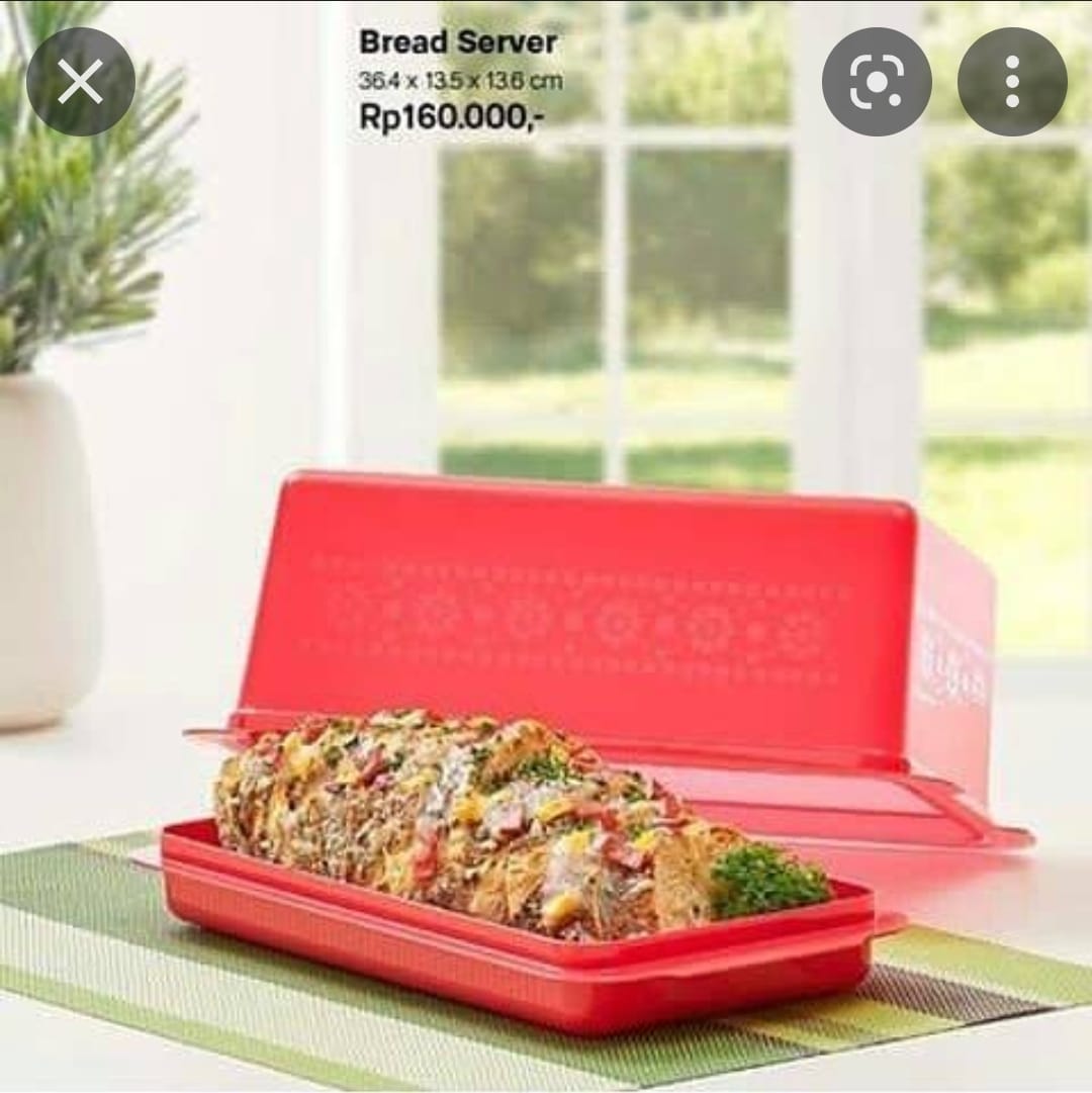 MEGA SALE TUPPERWARE !!! PROMO TUPPERWARE TERBARU / BREAD SERVER TOPLES ...