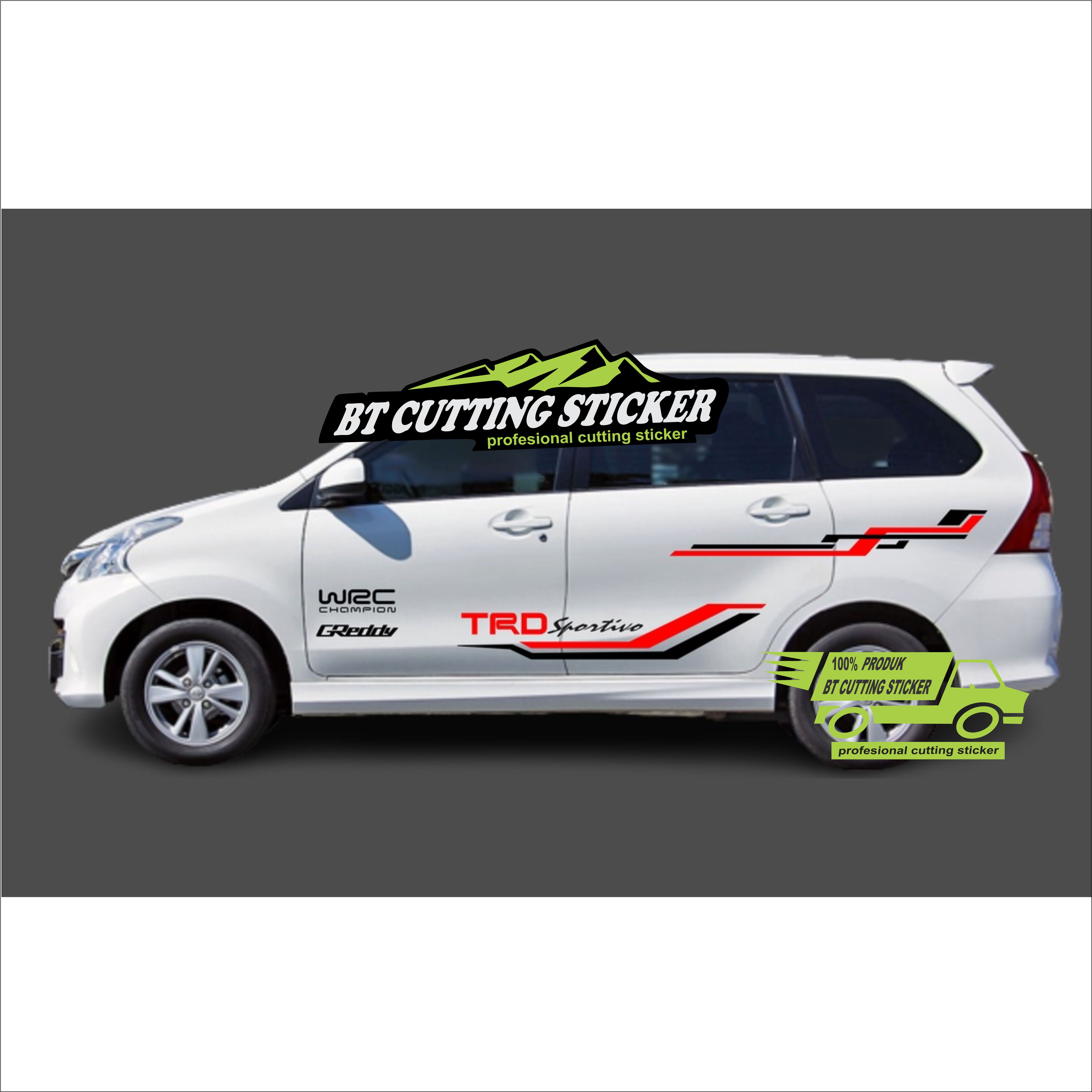 stiker sticker mobil avanza keren terbaru Stiker Avanza Lis Body ...