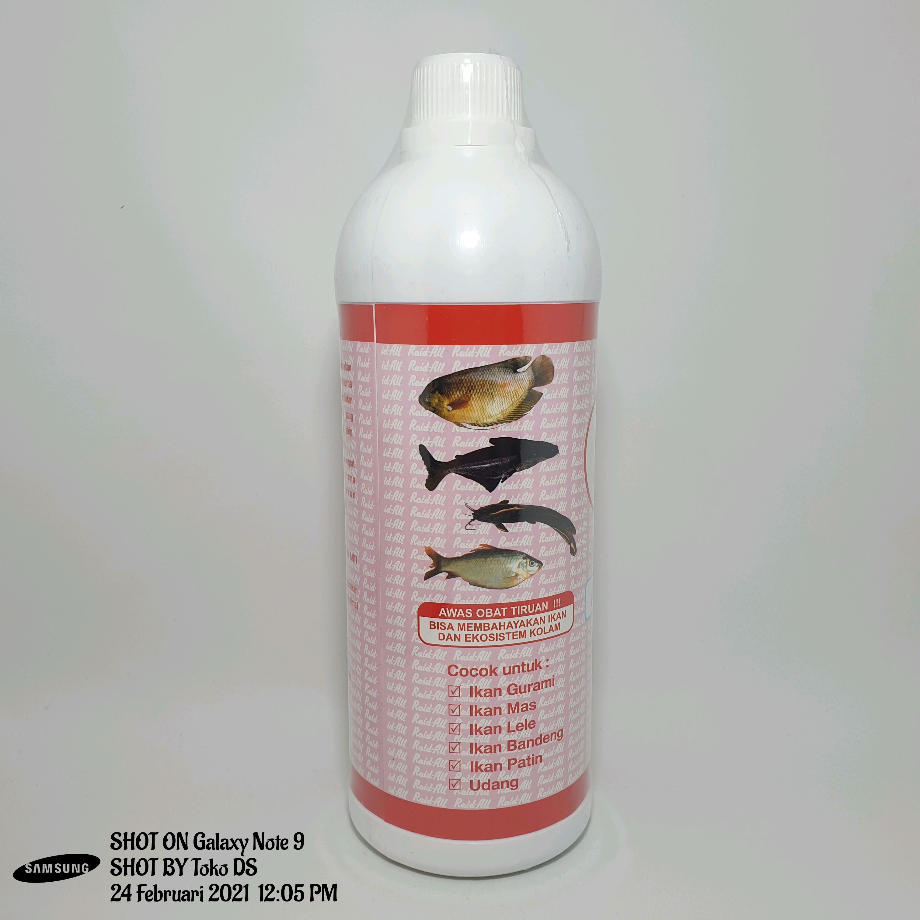 Anti Kuman Luka Ikan 1L - Obat Udang Luka Obat Ikan Sirip Rusak Memar ...