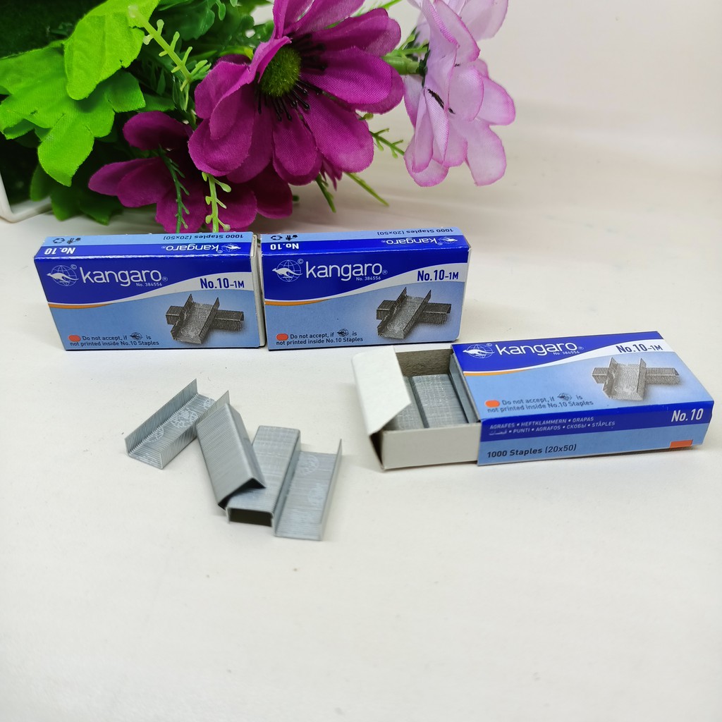 Isi Staples Kangaro No. 10-1M Refill Staples Kecil | Lazada Indonesia