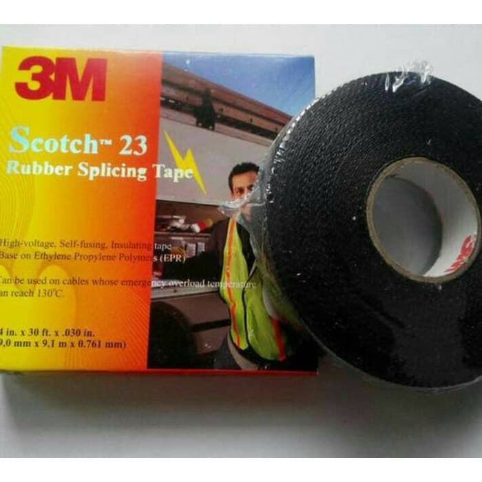 Isolasi LISTRIK 3M SCOTCH 23 RUBBER SPLICING TAPE 3M isolasi listrik ...