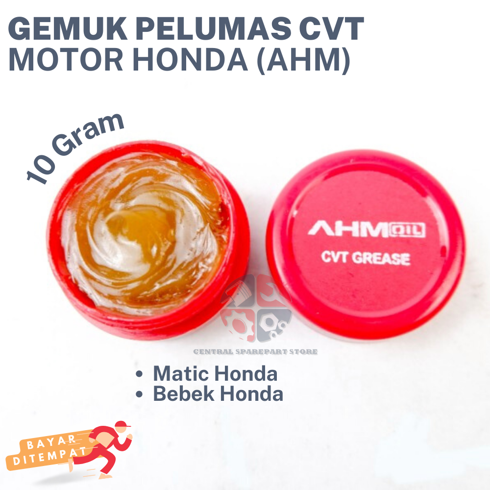 AHM GEMUK CVT MOTOR HONDA BEBEK MATIC 10 GRAM / PELUMAS BEARING ANTI PANAS TAHAN PANAS / GEMUK ...