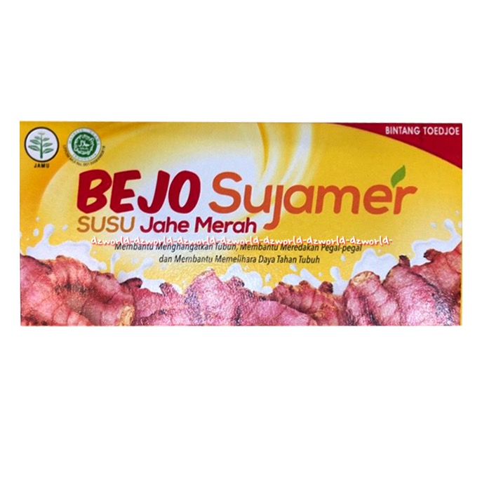 Bejo Sujamer Susu Jahe Merah 5stick Bintang Toedjoe Menghangatkan tubuh ... Bejo Sujamer Susu Jahe Merah 5stick Bintang Toedjoe Menghangatkan tubuh ...