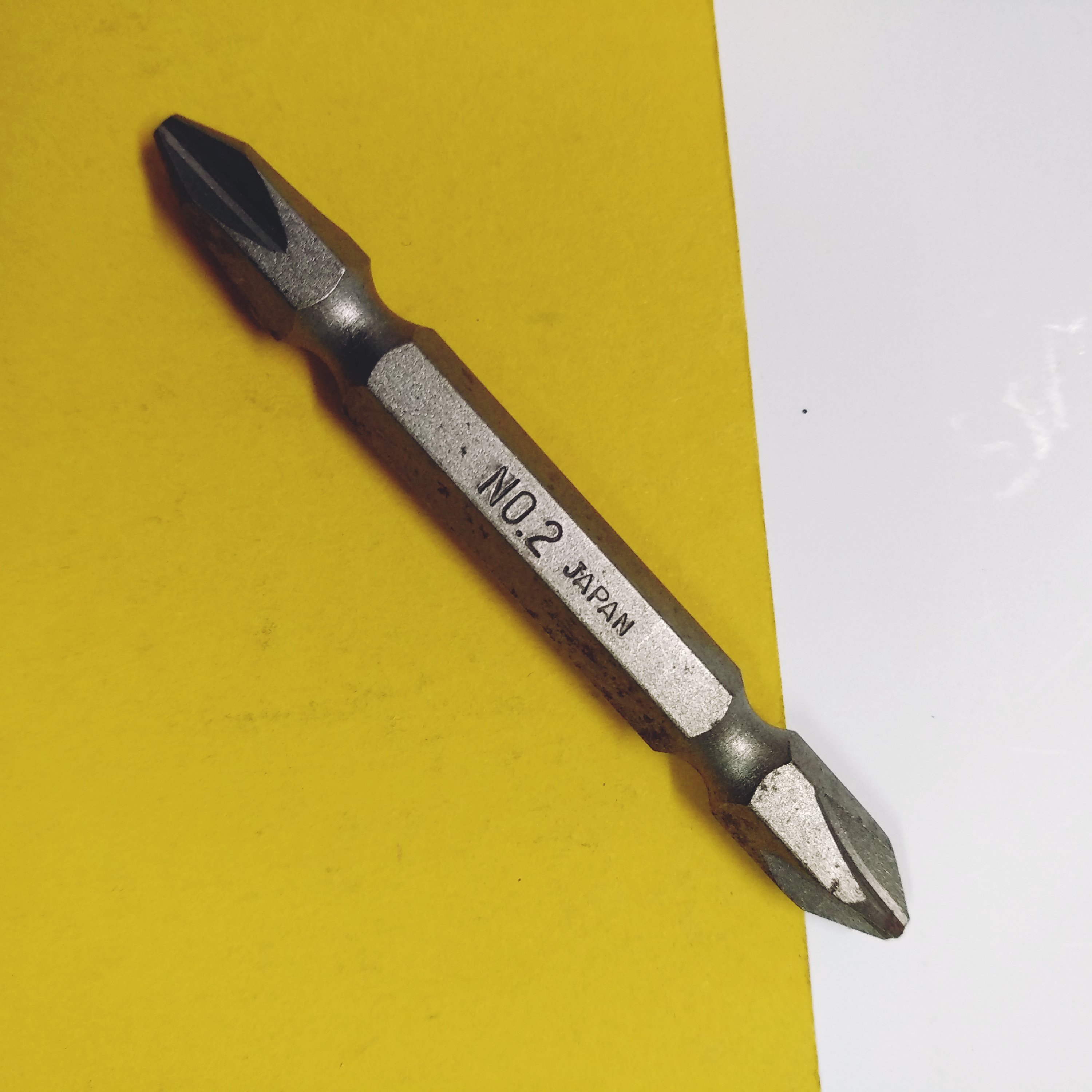 MATA OBENG DOUBLE NO 2 PLUS ( + ) PANJANG 65 MM HEXAGONAL 6.3 MM MERK ...