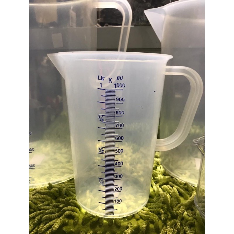 Gelas Takar 1 Liter Tebal Greenleaf - Alat Takaran Plastik Besar Teko ...