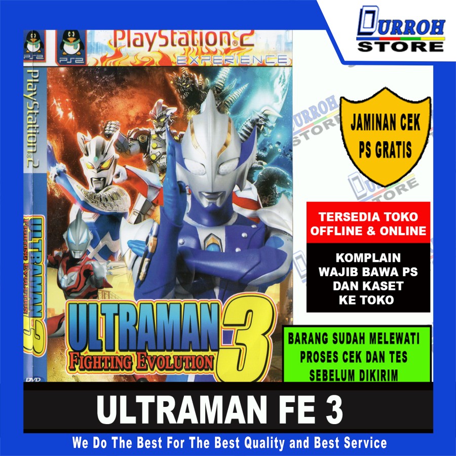 KASET GAME PS 2 ULTRAMAN FIGHTING EVOLUTION 3 | Lazada Indonesia