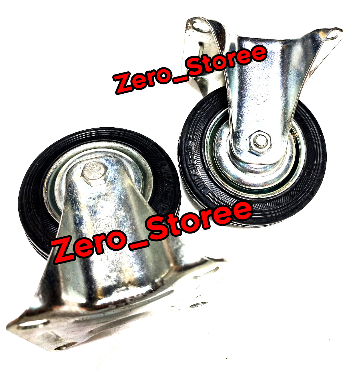 BAN MATI Roda Troli Ban Karet Hitam BAN KARET troly troley Roli Roda ...