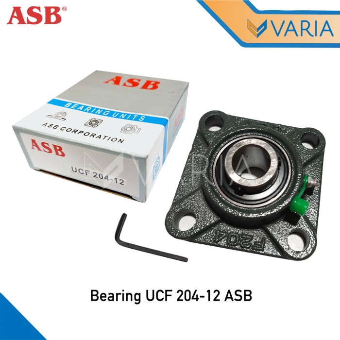 Bearing UCF 204-12 ASB As 19.05 mm 3/4 Inch Laher Pillow Block Duduk | Lazada Indonesia