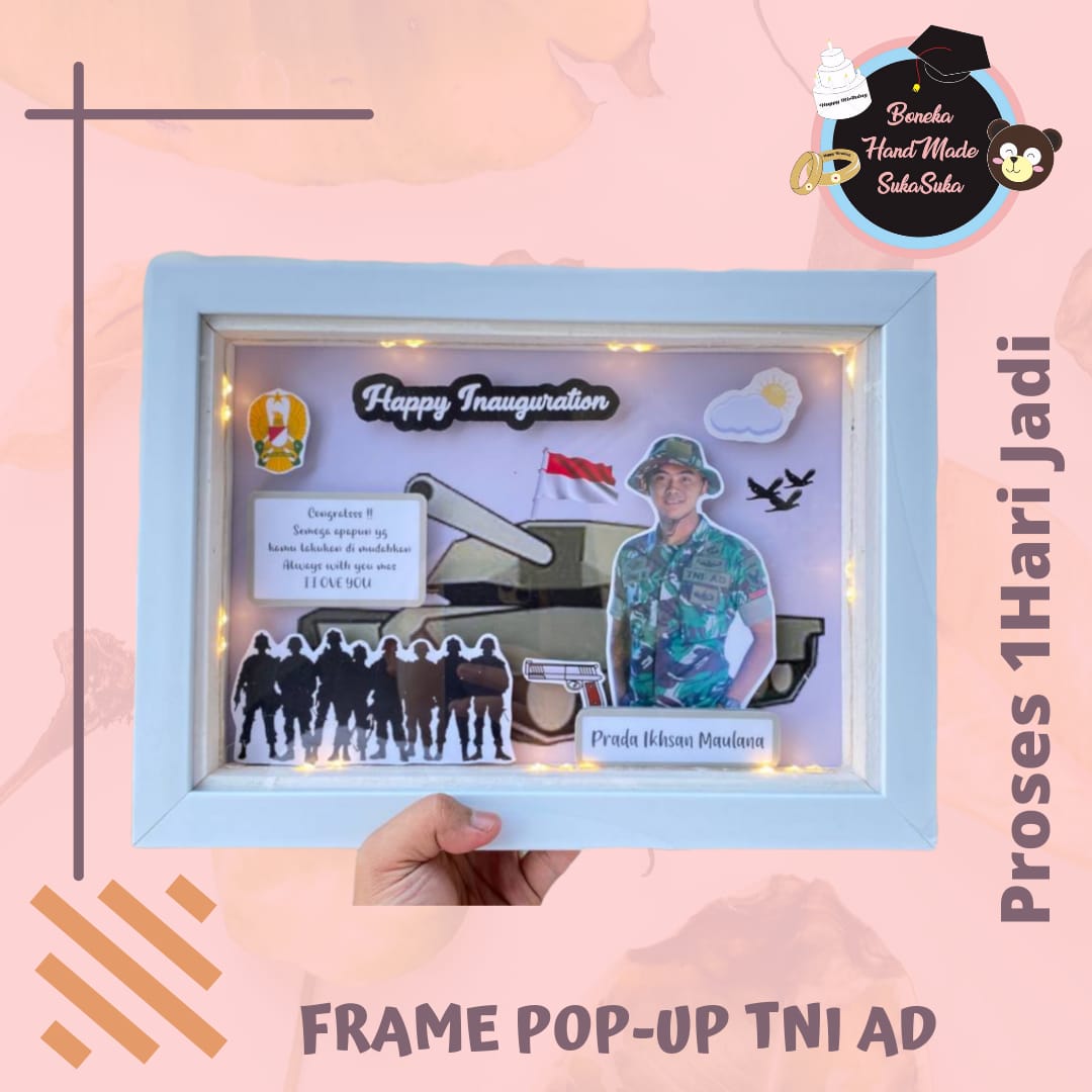 Scrap Frame Foto Pop-Up - Sehari Jadi - Frame 3D Pop-Up - Graduation ...