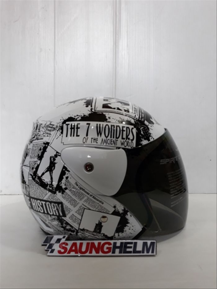 Diskon HELM GM EVOLUTION MOTIF NEWS Trendi | Lazada Indonesia