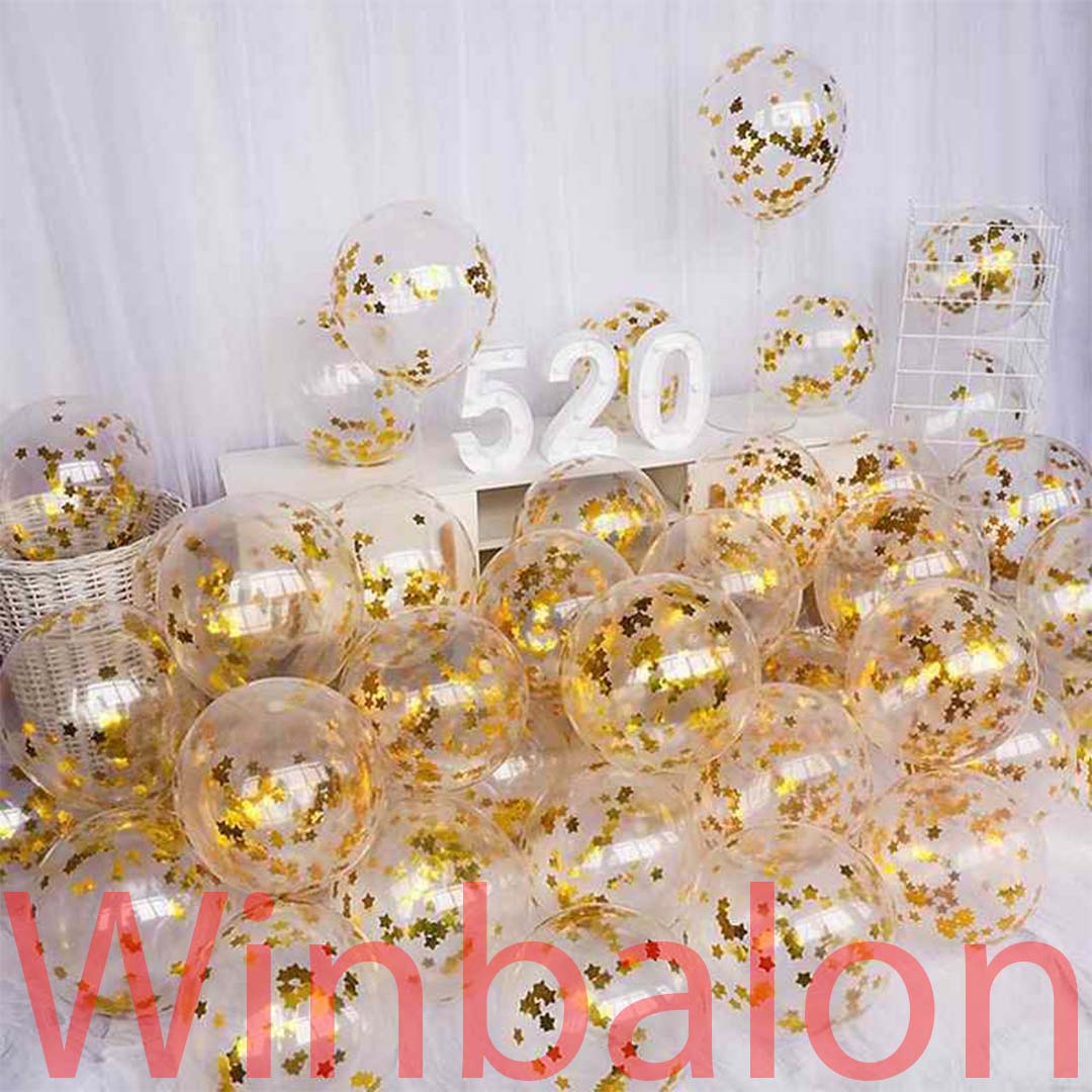Balon Transparan isi confetti | Balon Ulang Tahun Confetti | Balon ...
