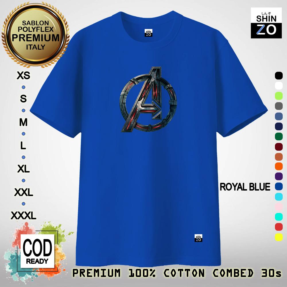 Shinzo - Baju Avengers - TShirt Lebaran Captain Marvel Avengers - Baju ...