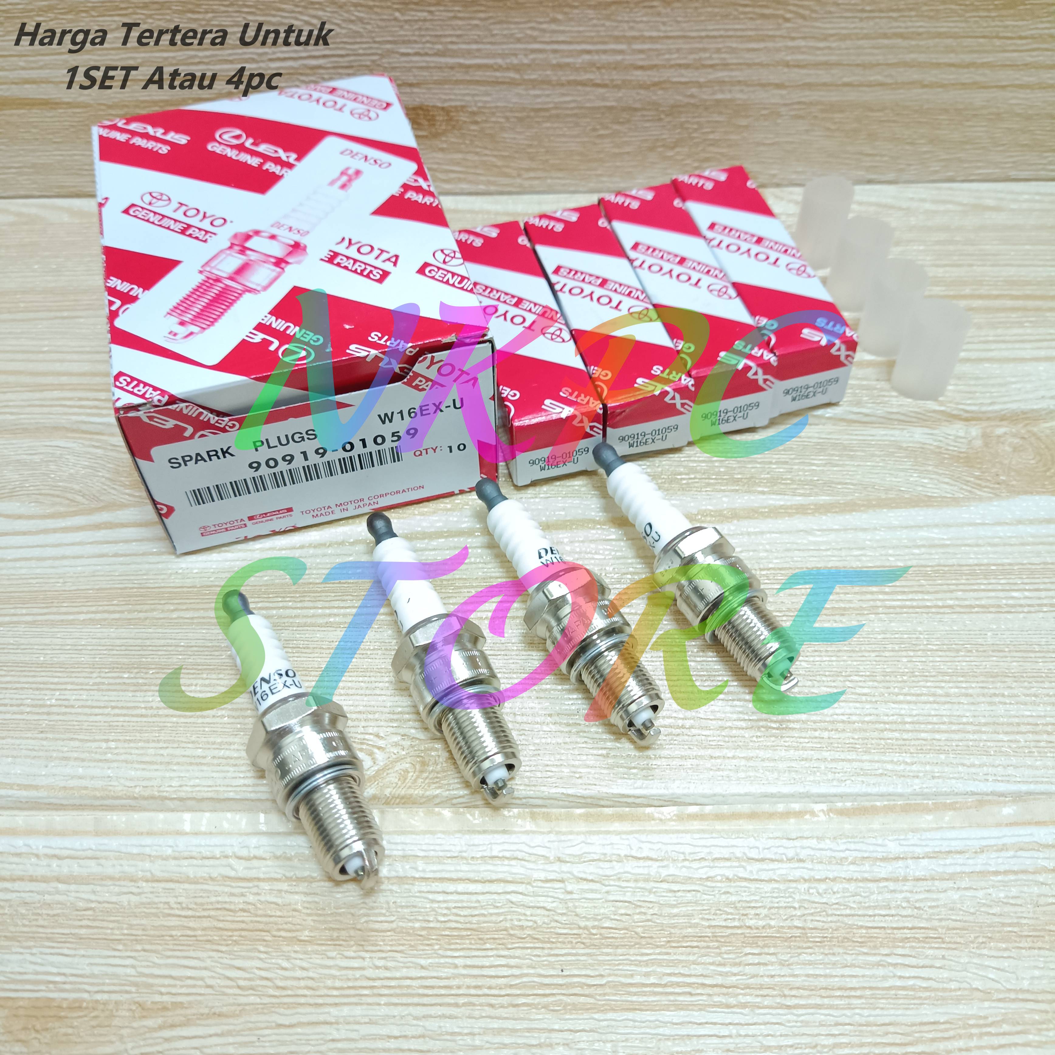 Busi Spark Plug Toyota Kijang 3k 4k 5k 7k Super Kotak Kapsul L300 T120ss Futura Carry Jimny ...