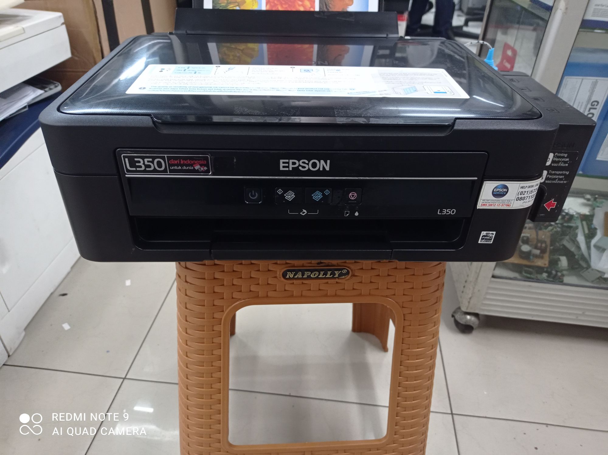 Printer Epson L360 kondisi second siap pakai nozzle full | Lazada Indonesia