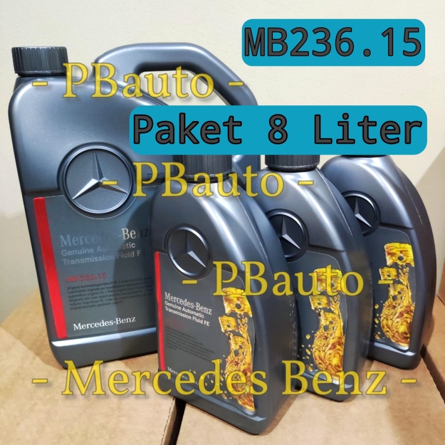 PAKET 8 Liter Oli Matic 722.9 ORIGINAL MB236.15 Mercedes Benz / ATF 7G ...