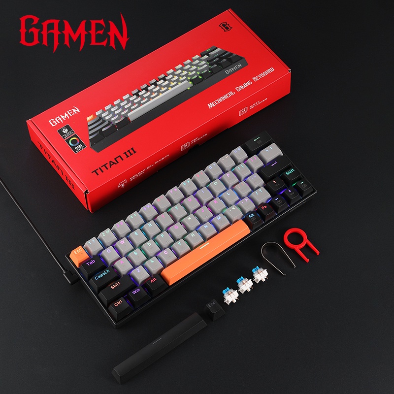 GAMEN TITAN III Keyboard Gaming Wired RGB LED Light | Lazada Indonesia