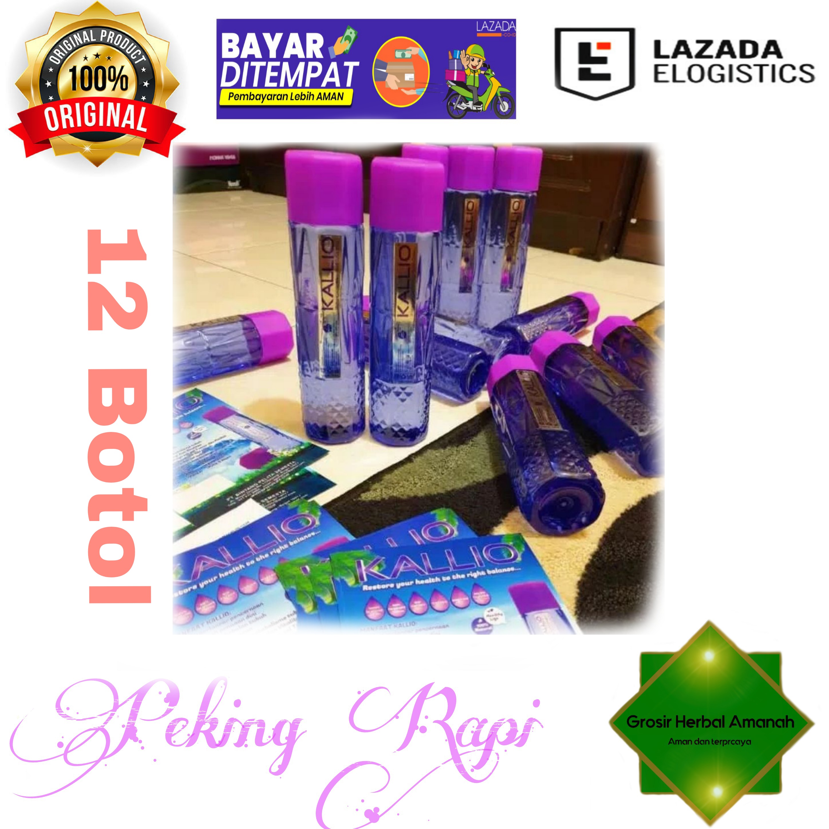 Promo..!! Air Kallio Water Dus Isi 12 Botol // Air Kalio 12 Botol ...