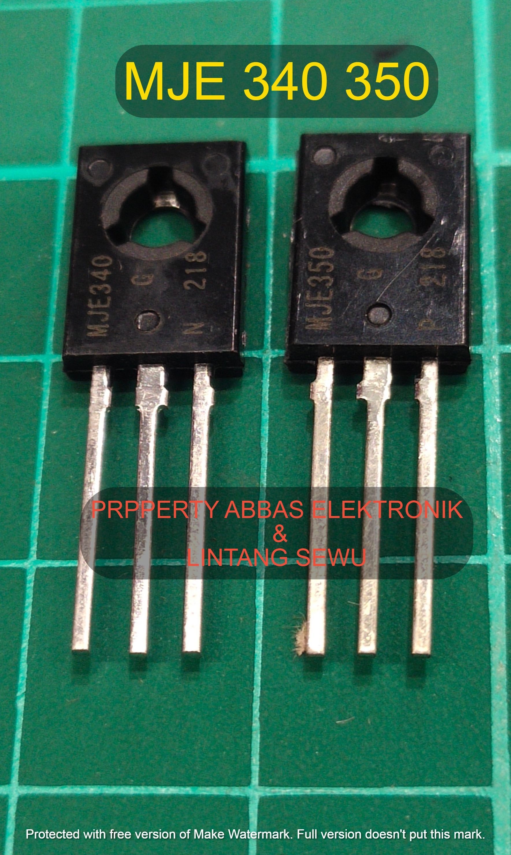 TRANSISTOR MJE 340 MJE 350 ORI TRANSISTOR AMPLIFIER | Lazada Indonesia