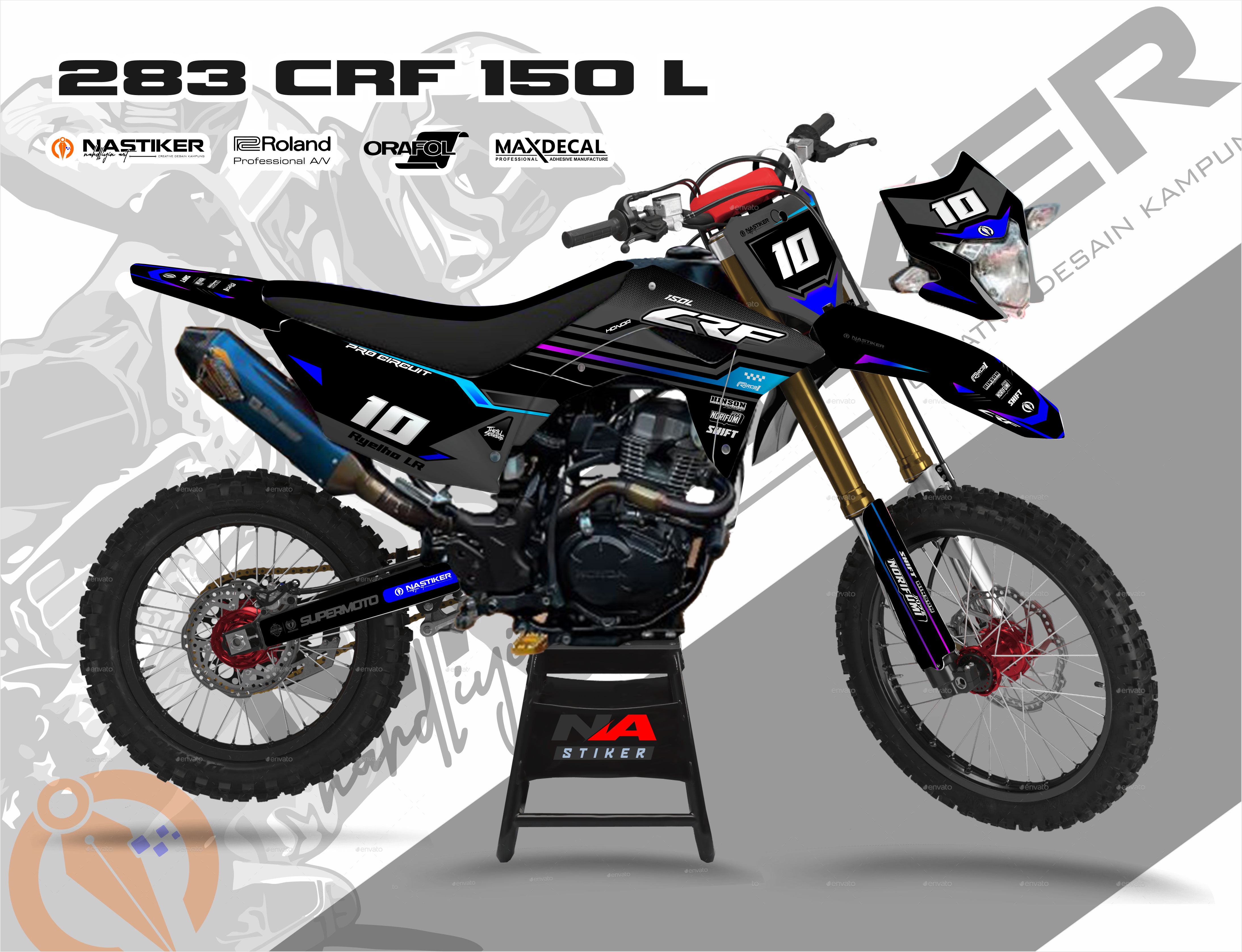 decal crf 150 l - sticker decal 150 l simpel - sticker crf 150 l ...