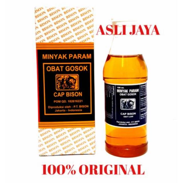 Minyak Param Obat Gosok Cap Bison 100ml | Lazada Indonesia