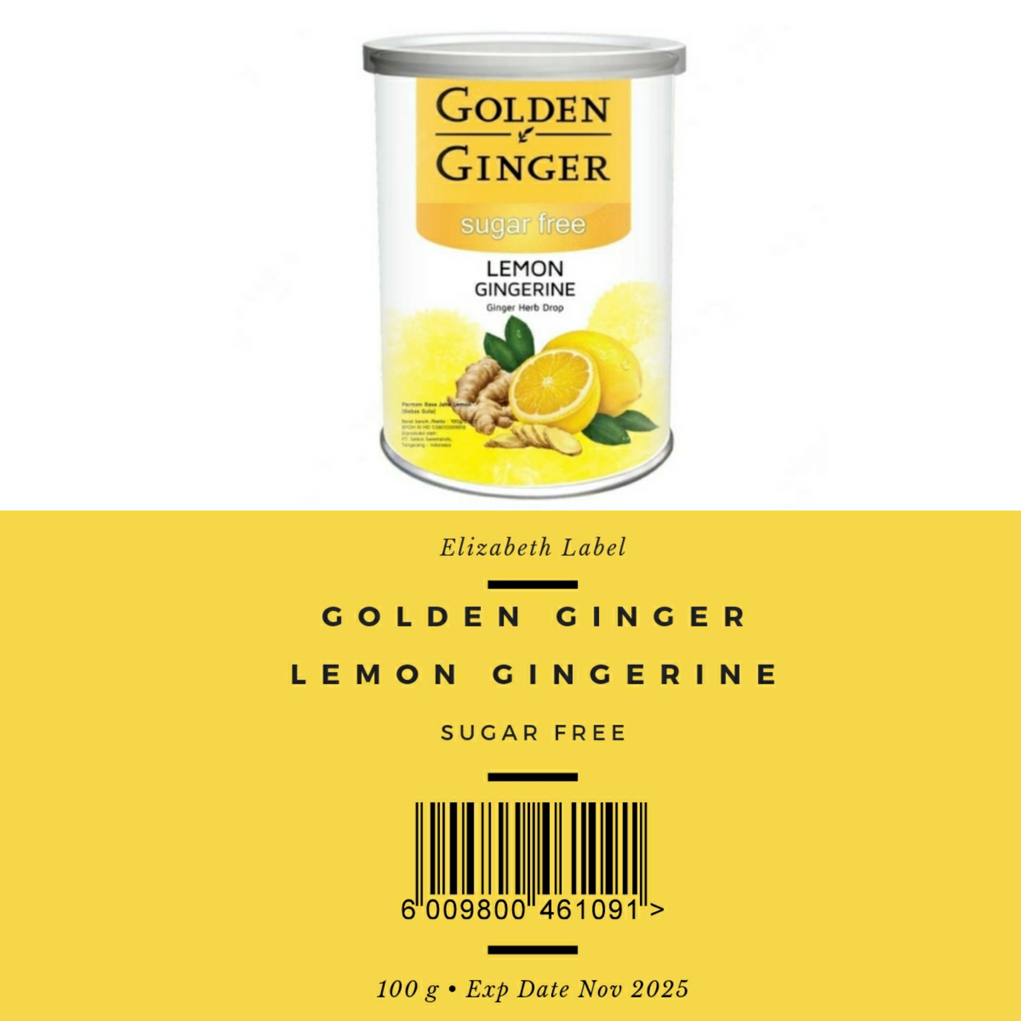 Permen Jahe Golden Ginger Herb Candy Sunny Ville 150gr | Lazada Indonesia