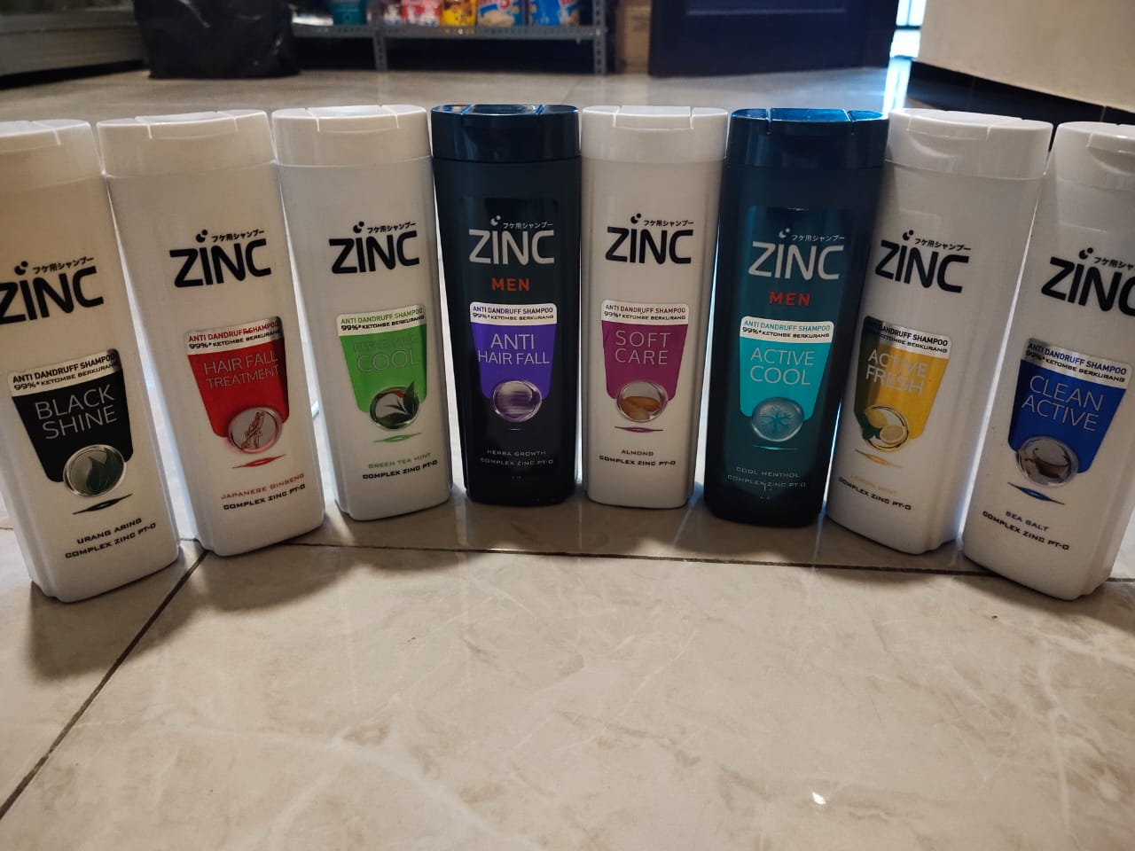 Shampo Zink Botol 170ml All Varian/Shampoo zink 170 ml/ZINC Anti ...
