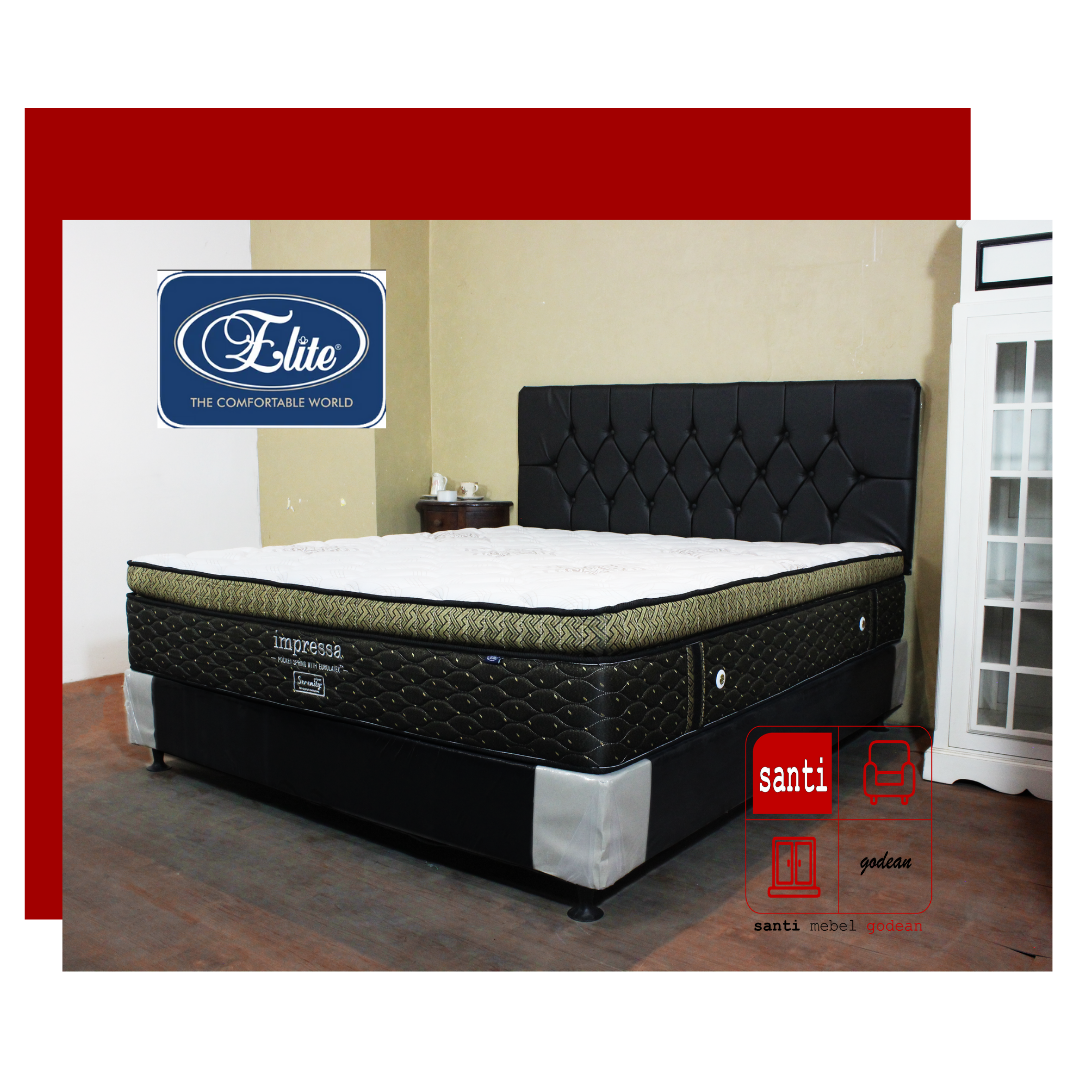 Springbed Elite Impressa Pocket Latex 180x200 cm Fullset | Lazada Indonesia