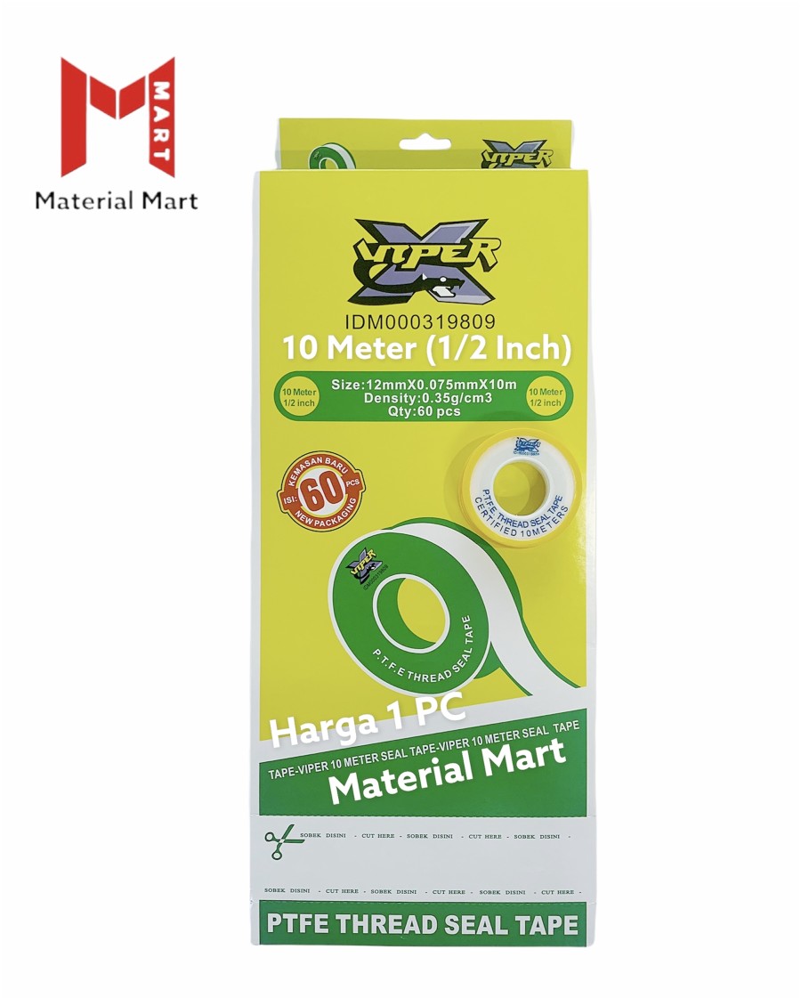 SEALTAPE VPR BAGUS | Isolasi Pipa ORI | Seal Tape Asli MURAH Meriah ...