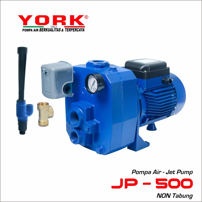 Pompa air jet pump 370 YORK ITALY (Galian sumur 40 meter) | Lazada ...