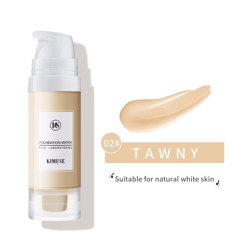 KIMUSE Liquid Foundation Lightweight Concealer Anti-perspiration Hold ...