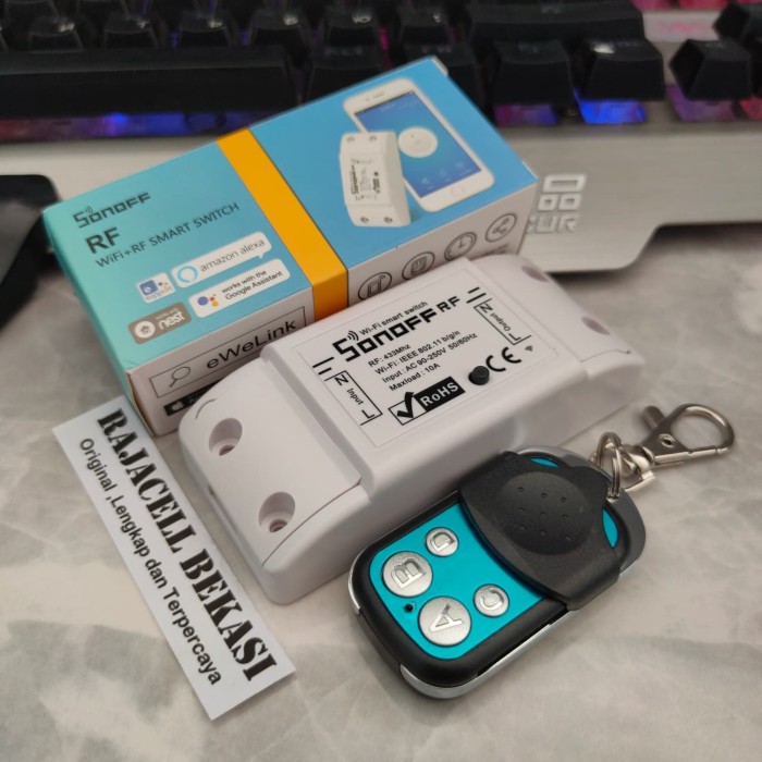 Sonoff RF 433Mhz + WiFi Smart Switch control Relay Smart Home Original ...