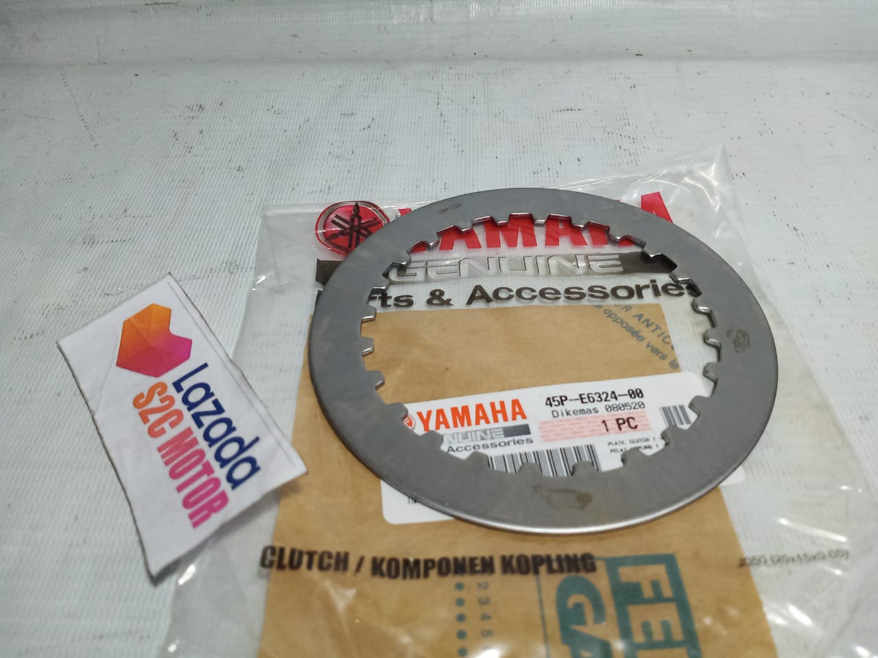 45P-E6324-00 BESI PLAT GESEK KAMPAS KOPLING BYSON BISON MX KING ORIGINAL YAMAHA | Lazada Indonesia