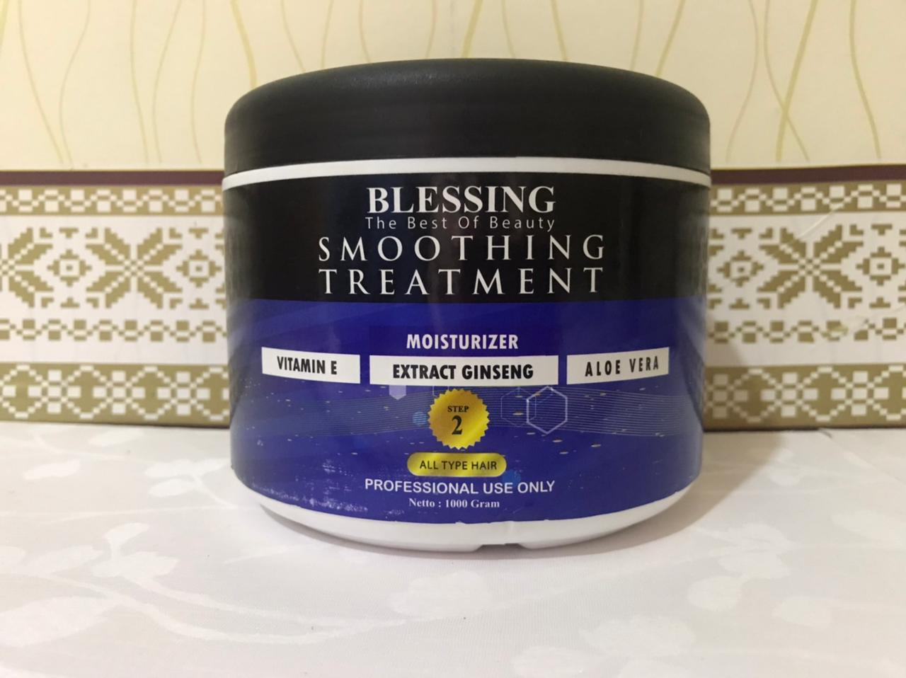Blessing Smoothing Treament Step 2 Netto 1000gr / Obat Smoothing ...