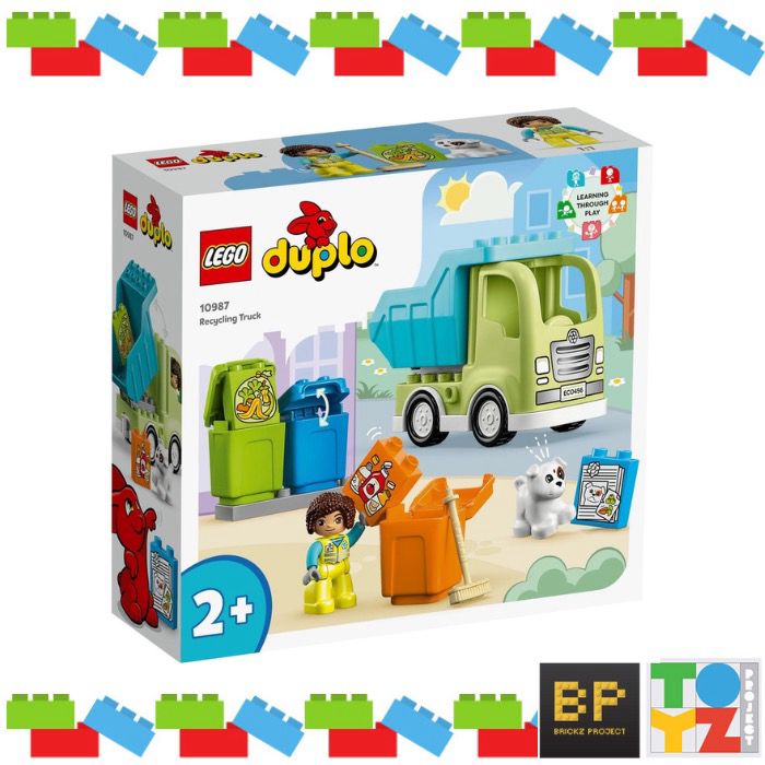 Lego 10987 Duplo - Recycling Truck - Original | Lazada Indonesia