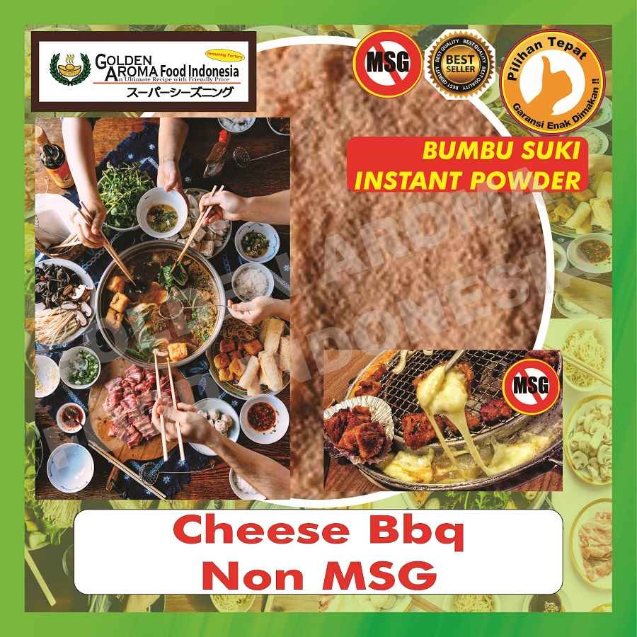 BUMBU STEAMBOAT Cheese Bbq Non MSG 1Kg Suki Instan Shabu Hotpot Rasa ...