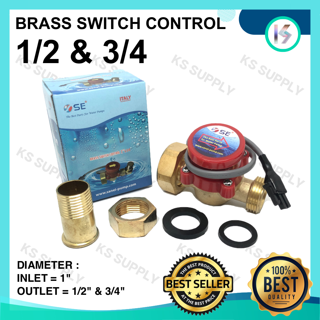 BRASS SWITCH CONTROL | WATER FLOW SWITCH | SPARE PART POMPA AIR | Lazada Indonesia