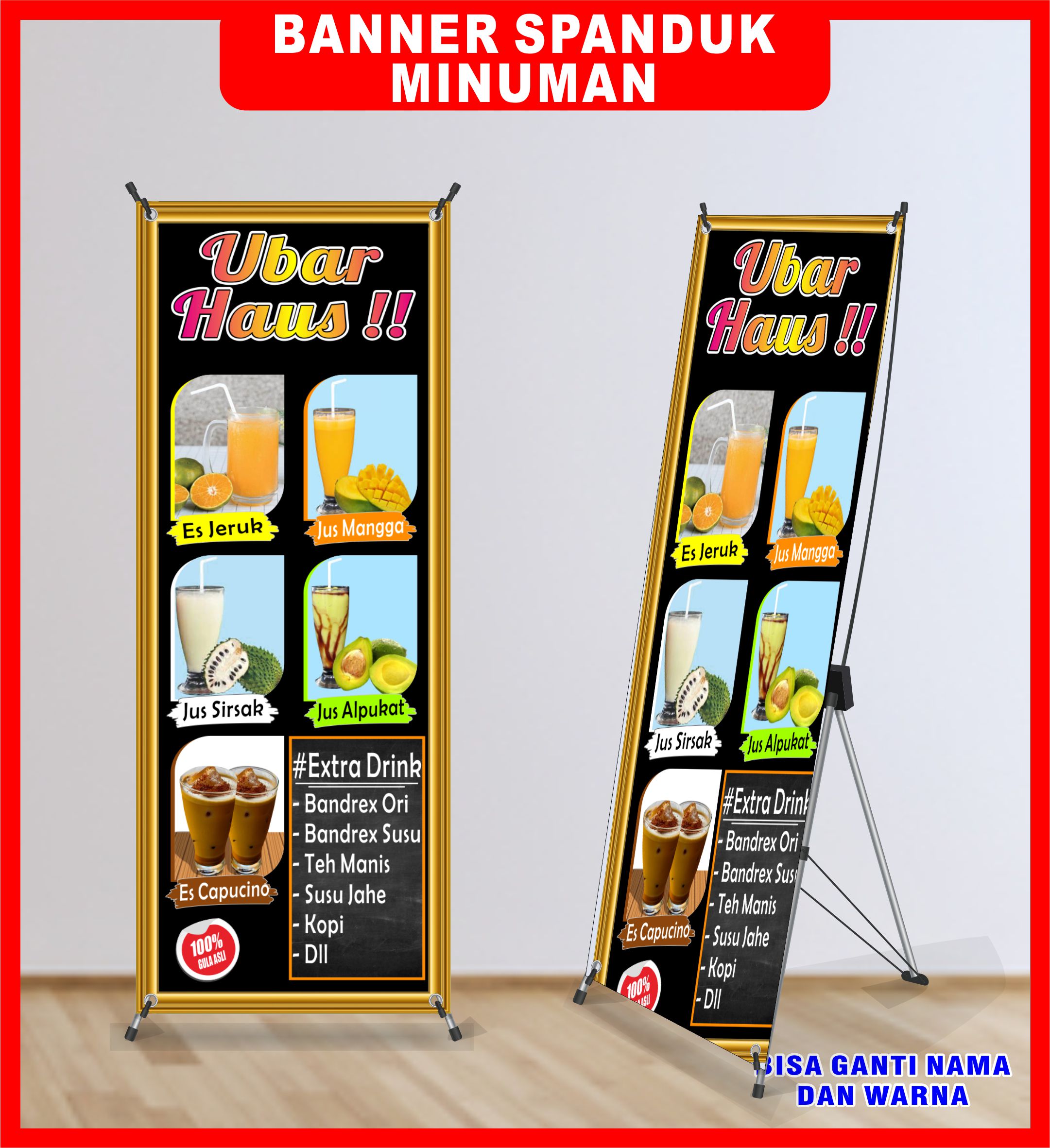 Banner Full set + Tiang, Spanduk Full set + Tiang ( Bayar Ditempat ...