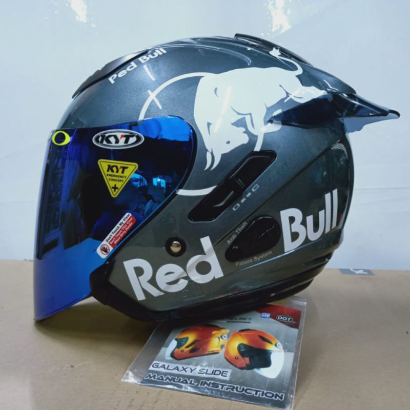 Helm Full Face KYT Galaxy Flat R Original | Helm Pria | Helm Murah ...