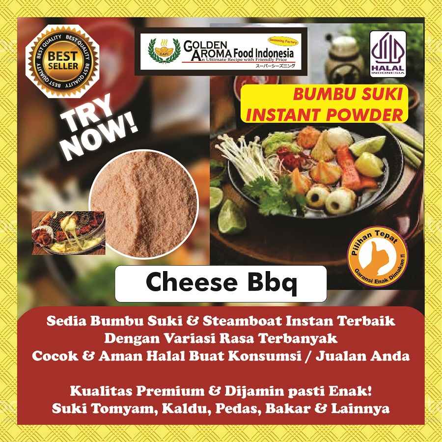 BUMBU SUKI INSTAN Bbq Cheese 1Kg Steamboat Shabu Hotpot Rasa Keju ...