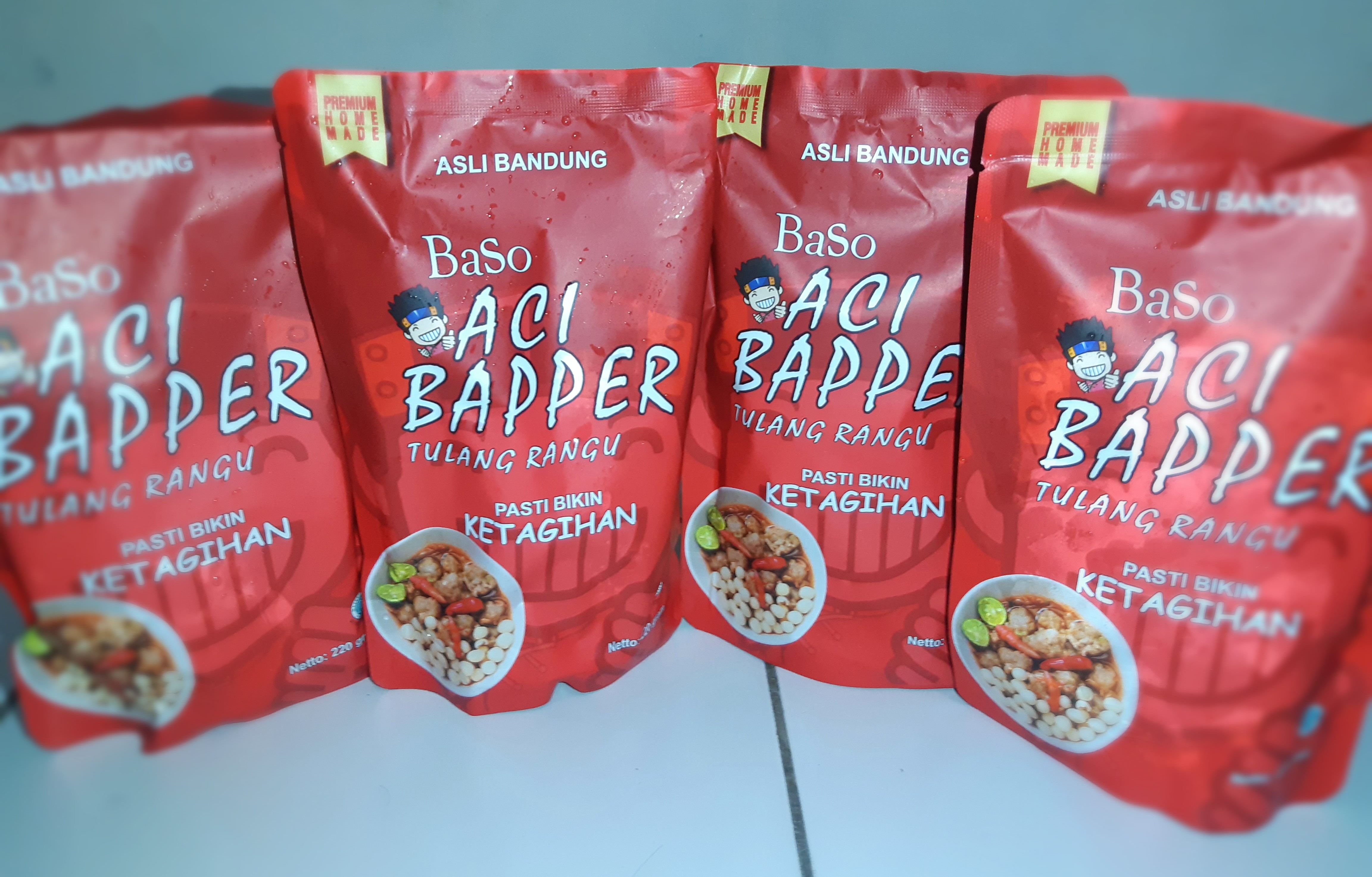 Bapper Baso Aci Tulang Rangu Varian Rasa Original - Sambal Mercon/ Baso ...